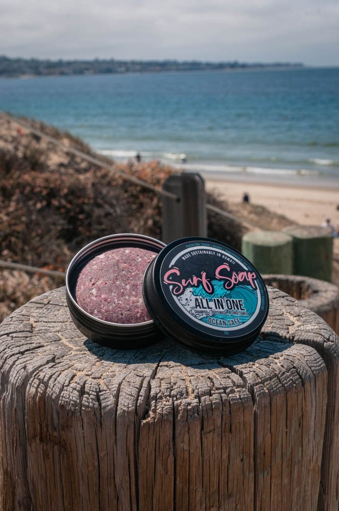 Sustainable surf travel essentials for your next trip, beauty edition